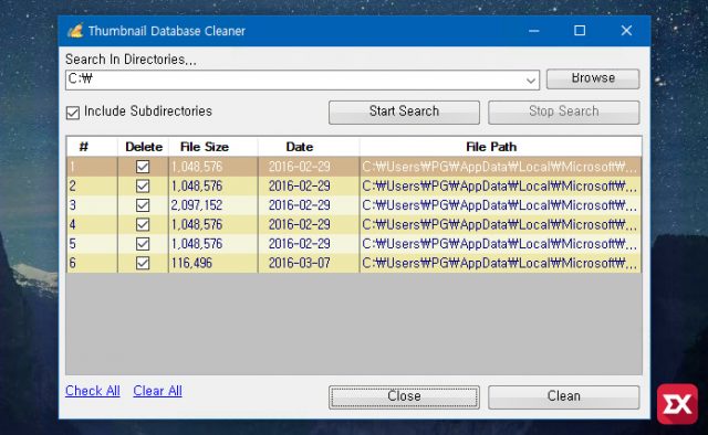 윈도우10 최적화 thumbs.db 썸네일 삭제하기 - 익스트림 매뉴얼