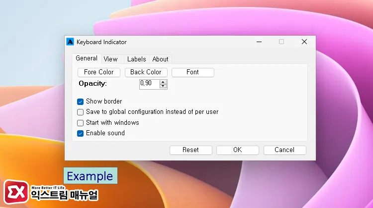 Caps Lock, Num Lock 누를 때 화면 표시 하는 2가지 방법 - 익스트림 매뉴얼